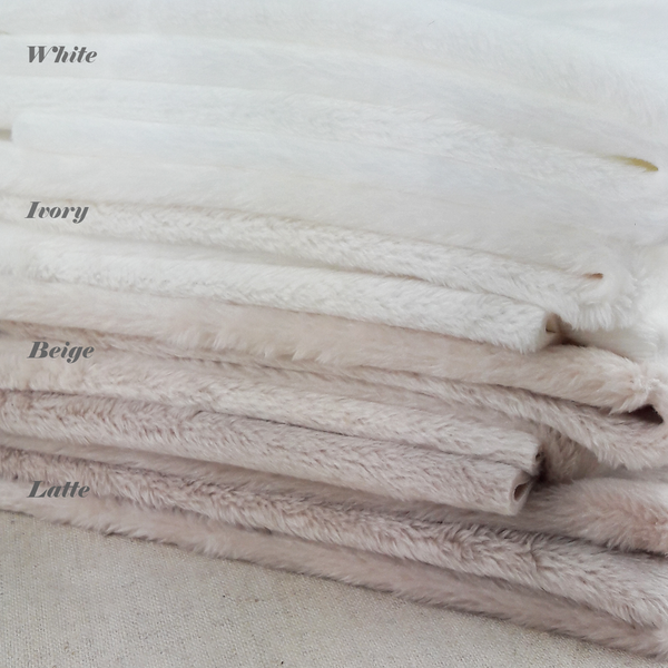 Shannon ~ Solid Cuddle® 3 Ivory – Billow Fabrics