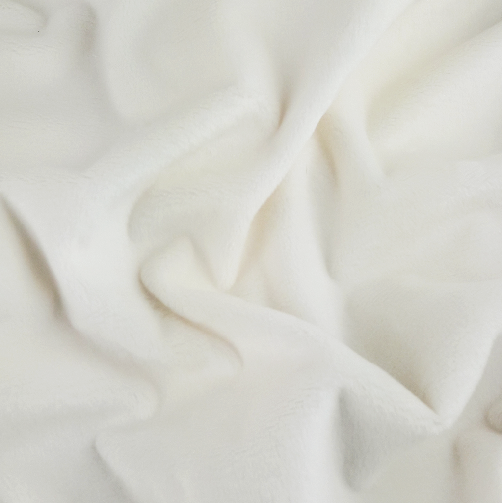 Shannon ~ Solid Cuddle® 3 Ivory – Billow Fabrics