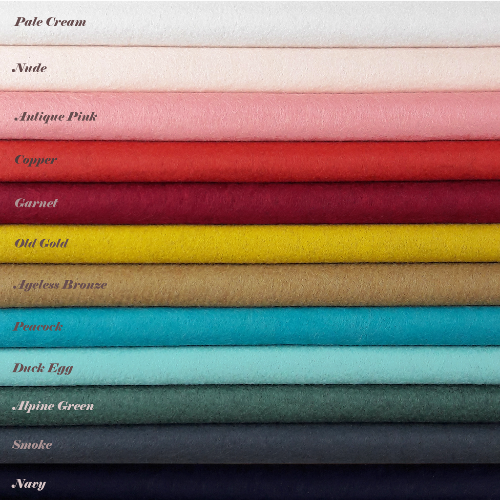 Wool Felt Pack ~ Candlelight – Billow Fabrics