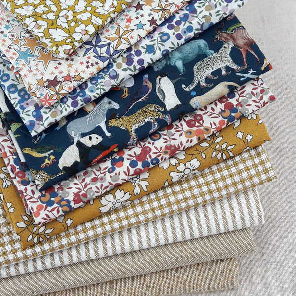 Liberty Fabrics ~ Quey 2 Navy Blue C – Billow Fabrics