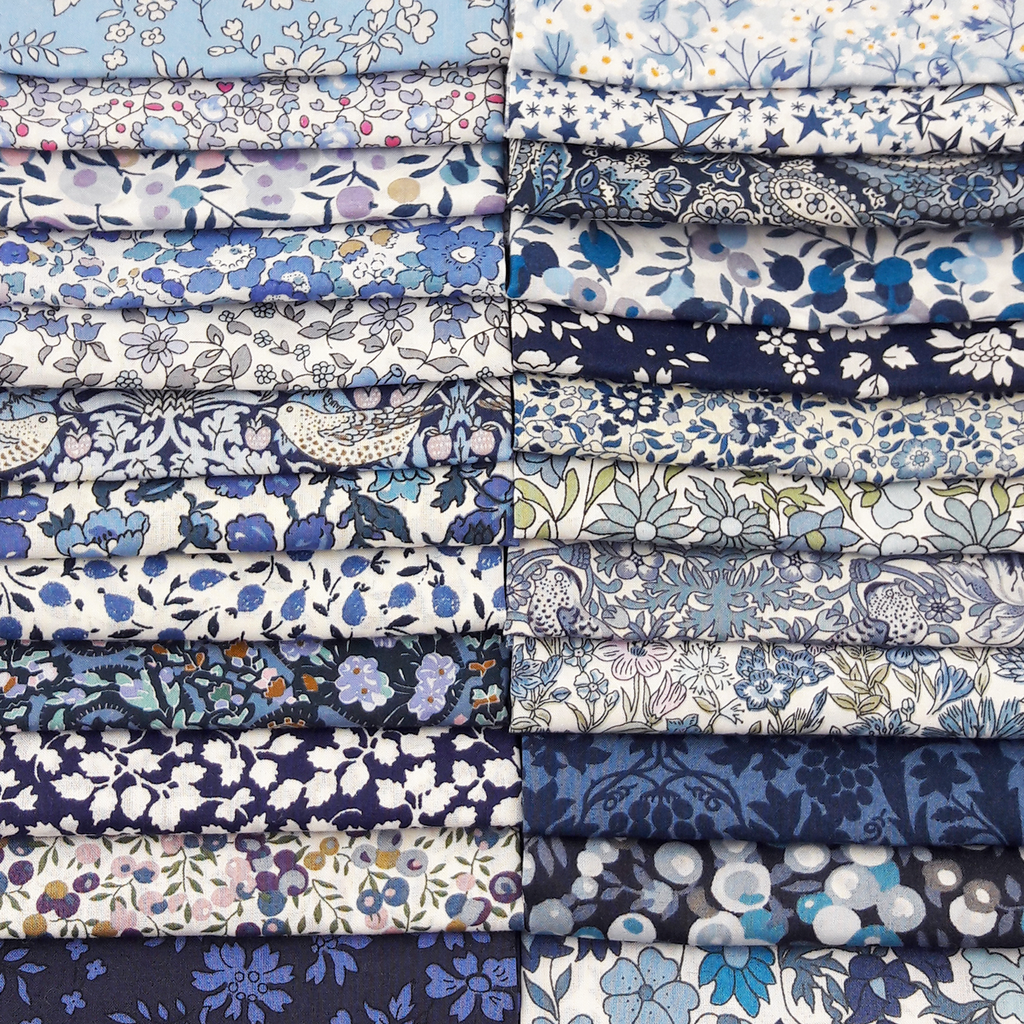 Liberty Fabrics ~ Capel E Indigo Blue – Billow Fabrics
