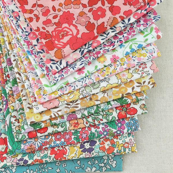 Liberty Fabrics ~ Meadow L Red – Billow Fabrics