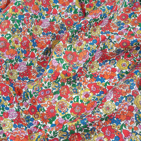 Liberty Fabrics ~ Nell, Annie and May C Red – Billow Fabrics