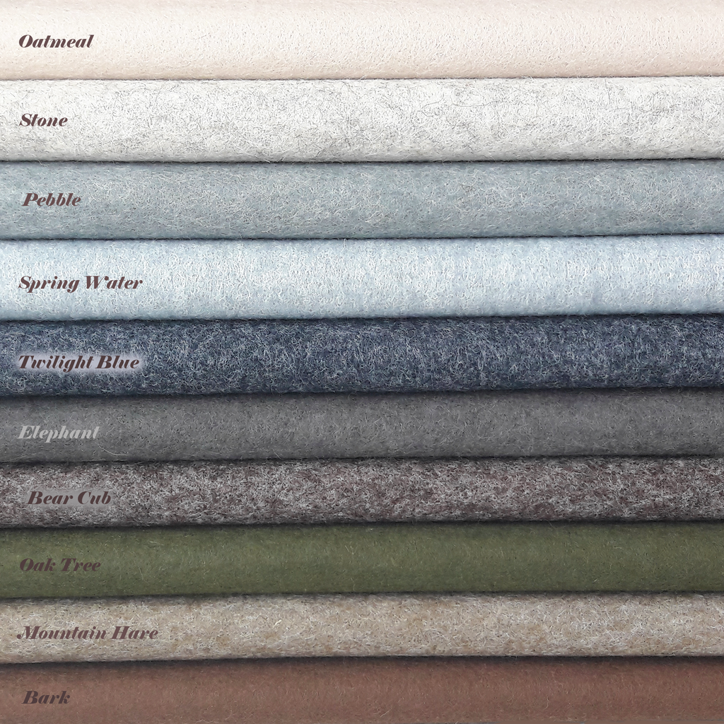 Pure Wool Felt ~ Oatmeal – Billow Fabrics