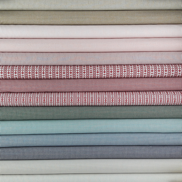 Mini Gingham ~ Natural Linen – Billow Fabrics