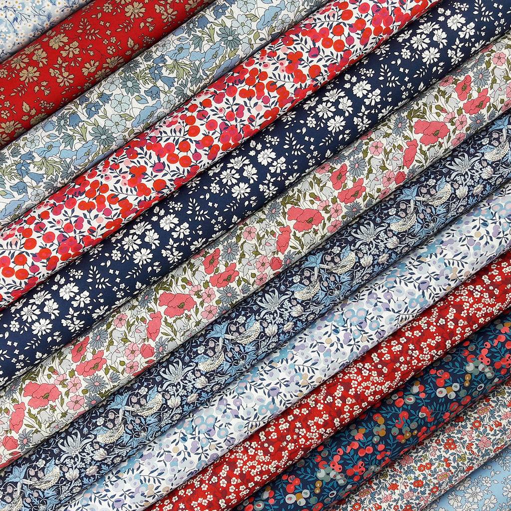 Liberty Fabrics ~ Wiltshire Berry Q Navy Red – Billow Fabrics