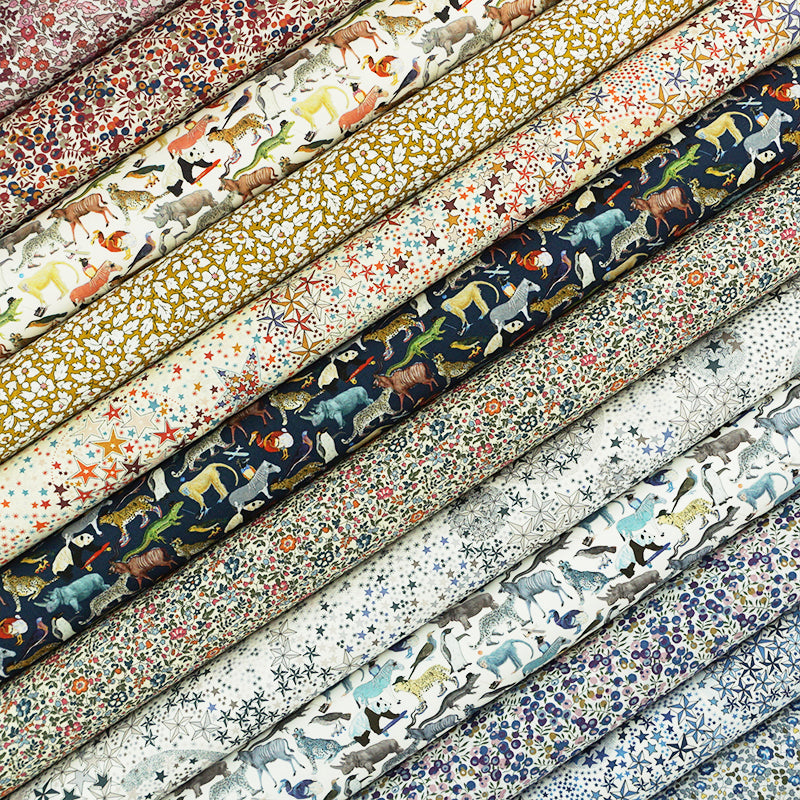 Liberty Fabrics ~ Quey 2 Navy Blue C – Billow Fabrics