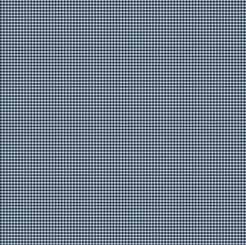 Mini Gingham ~ Navy Blue – Billow Fabrics